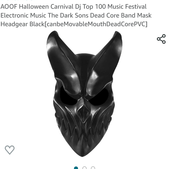 AOOF | Other | Electronic Music The Dark Sons Dead Core Band Mask ...
